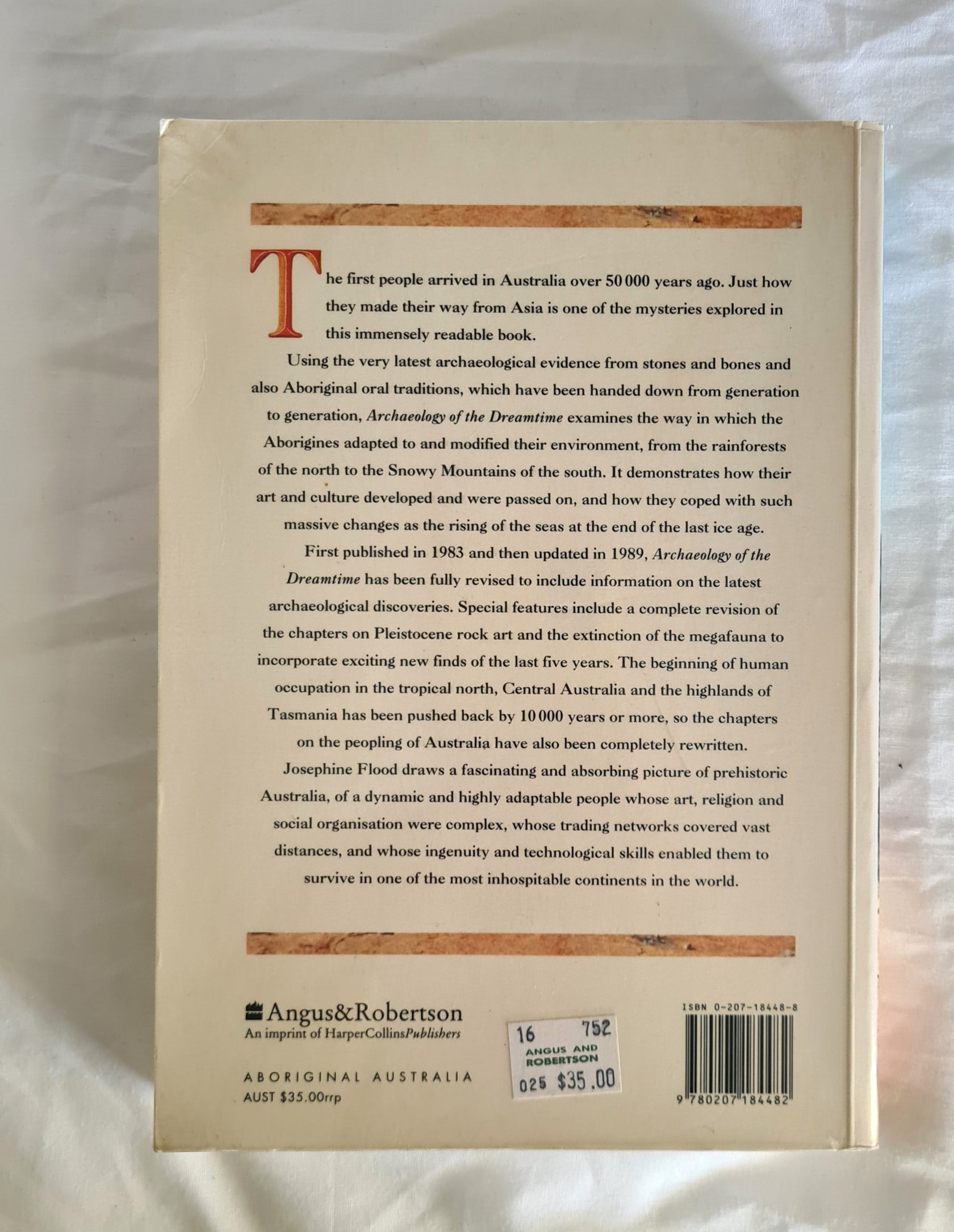 Archaeology of the Dreamtime by Josephine Flood – Morgan's Rare Books