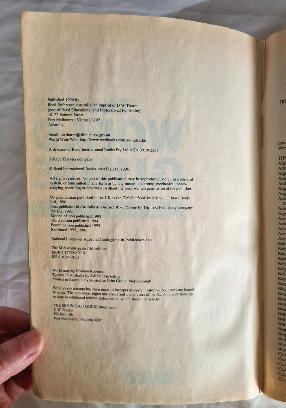 The SBS World Guide – Morgan's Rare Books