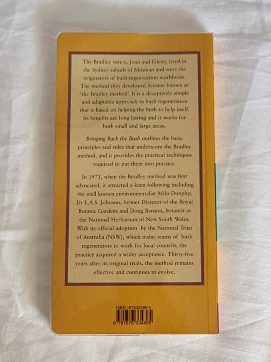 Bringing Back the Bush by Joan Bradley – Morgan's Rare Books