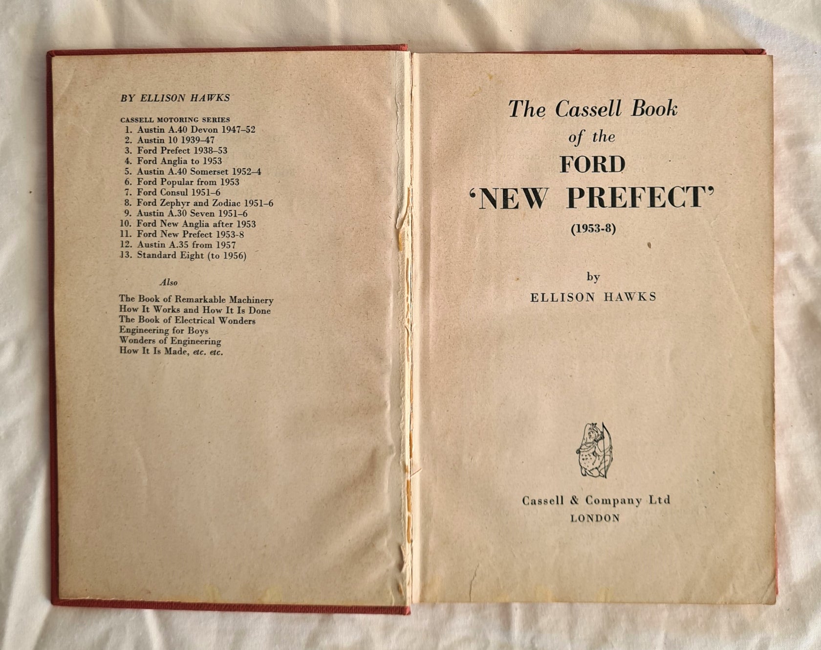 The Cassell Book of the Ford New Prefect (1953-8) by Ellison Hawks ...