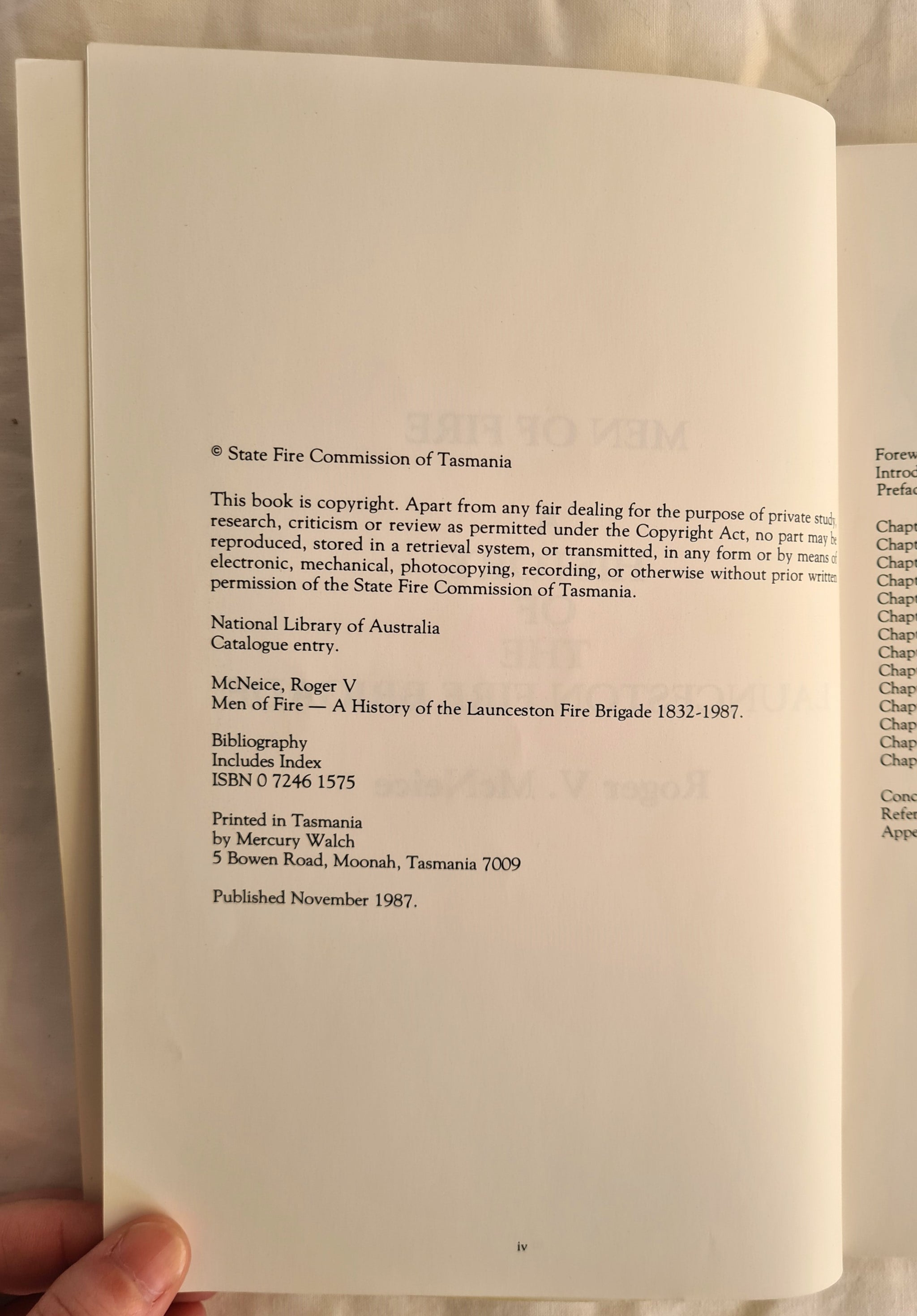 Men of Fire by Roger V. McNeice – Morgan's Rare Books