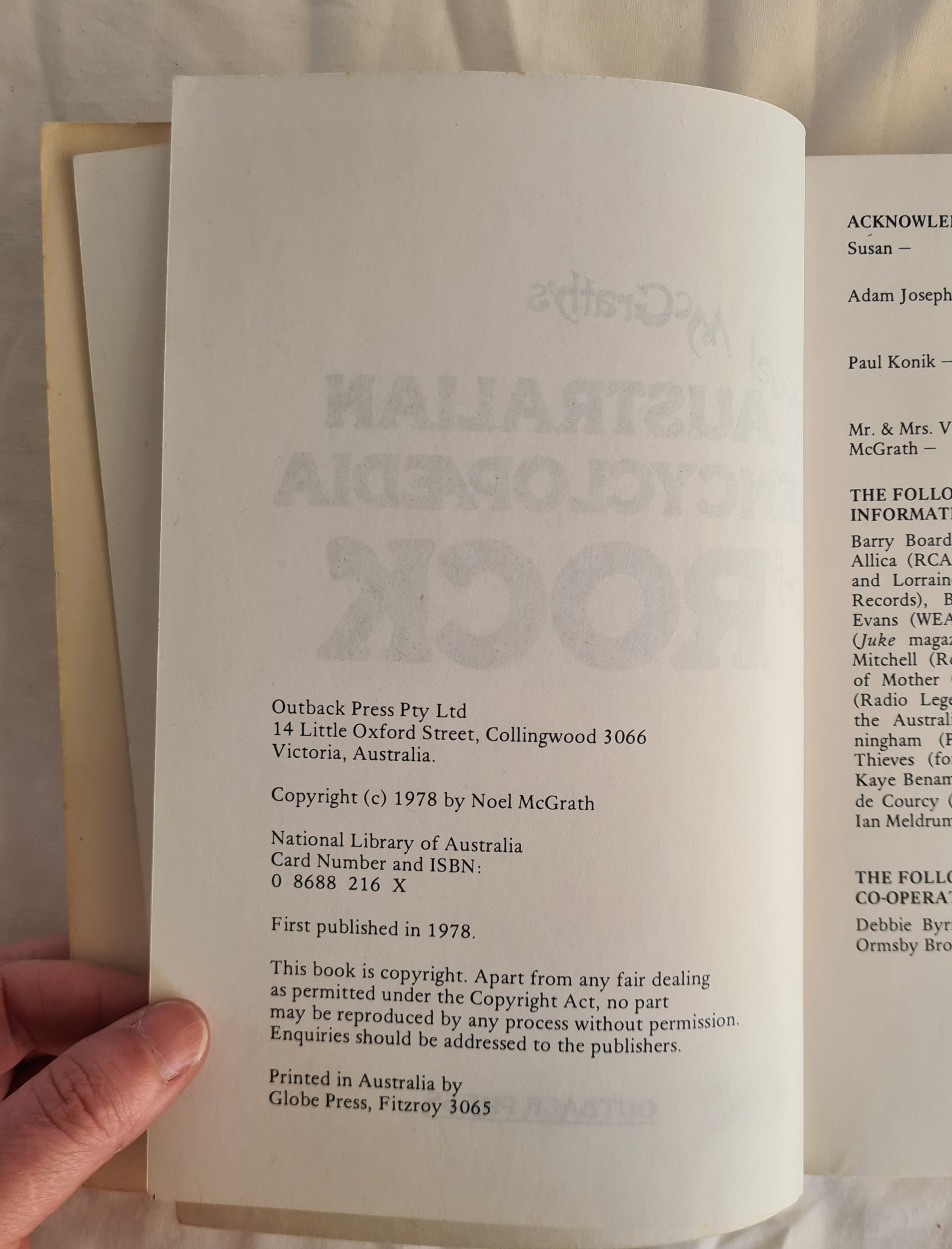 Noel McGrath’s Australian Encyclopaedia of Rock by Noel McGrath ...