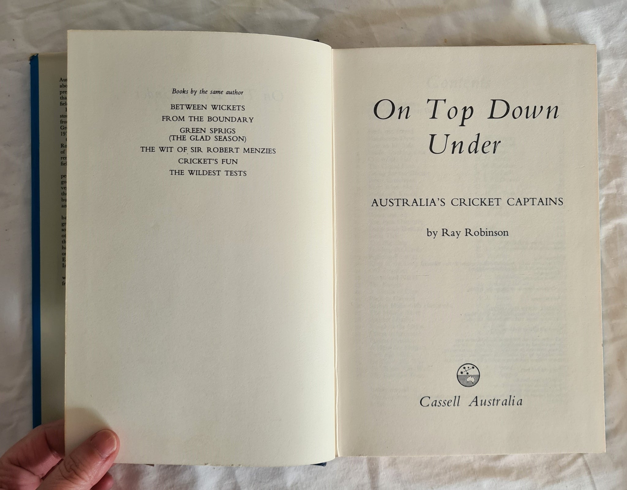 On Top Down Under by Ray Robinson – Morgan's Rare Books