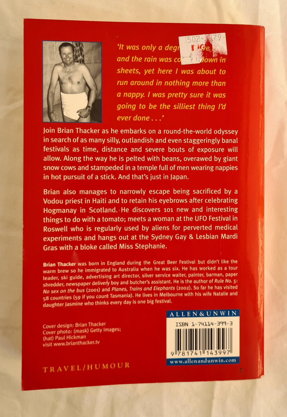 The Naked Man Festival by Brian Thacker – Morgan's Rare Books