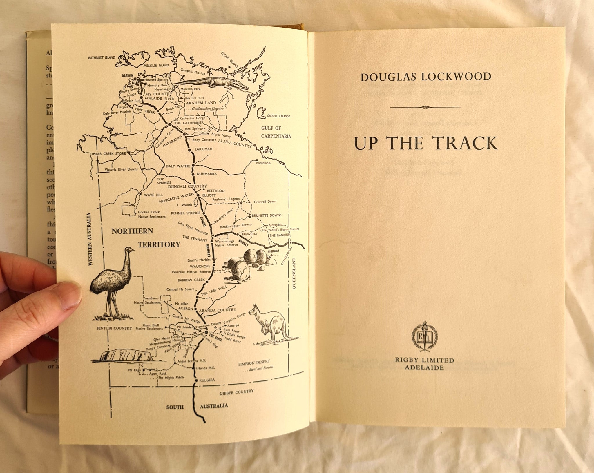 Up The Track by Douglas Lockwood – Morgan's Rare Books