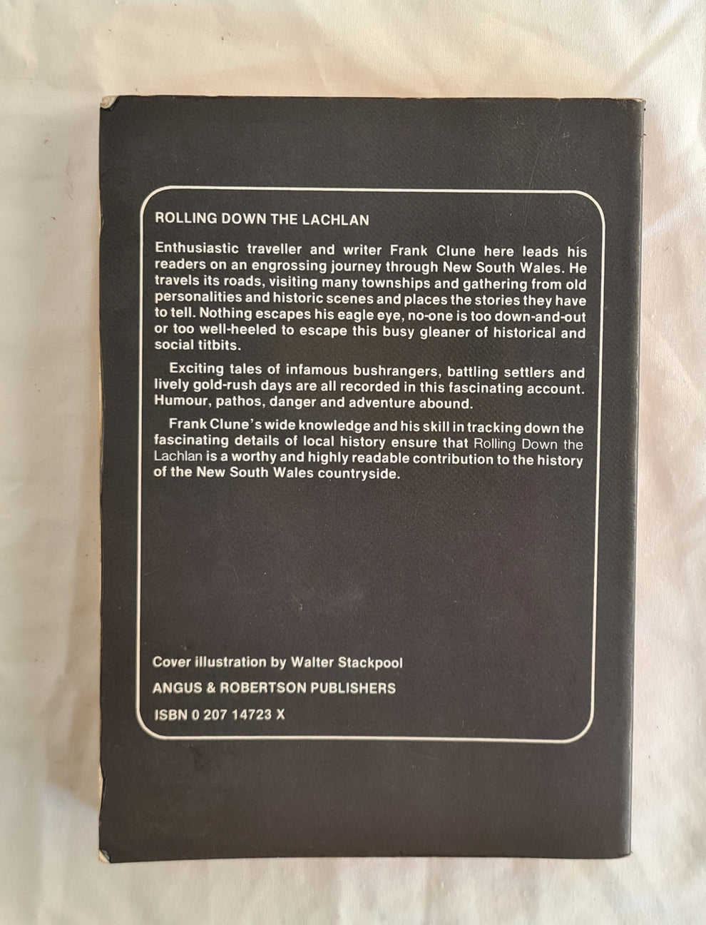 Rolling Down the Lachlan by Frank Clune – Morgan's Rare Books