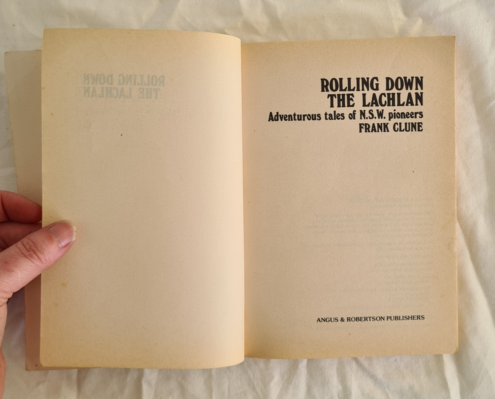 Rolling Down the Lachlan by Frank Clune – Morgan's Rare Books
