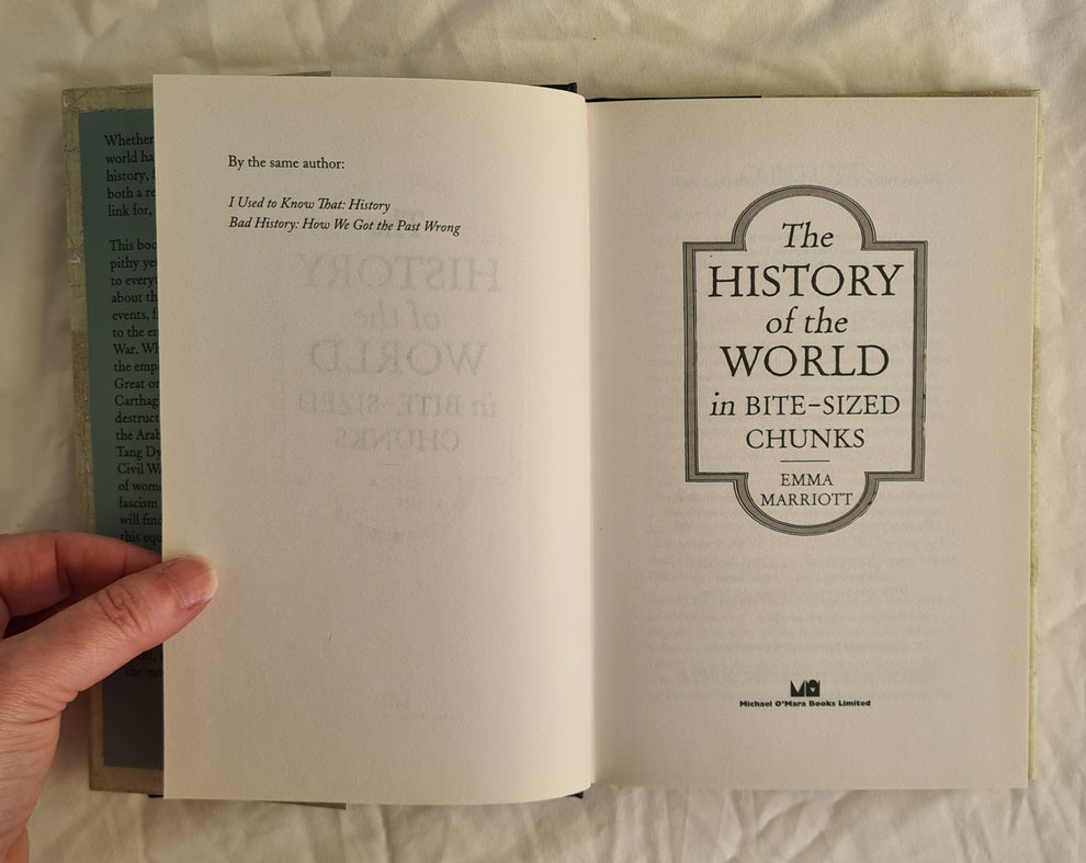 The History of the World by Emma Marriott – Morgan's Rare Books