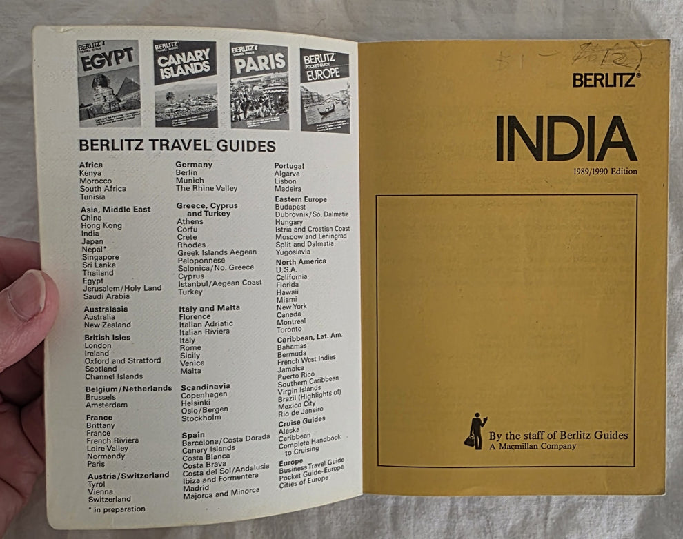 India Berlitz Country Guide – Morgan's Rare Books