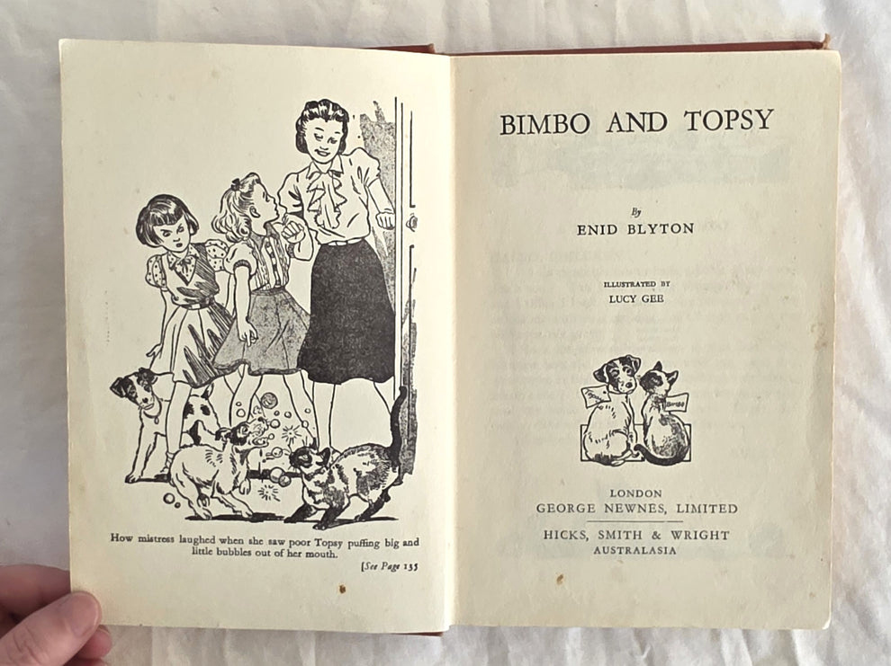 Bimbo and Topsy by Enid Blyton – Morgan's Rare Books