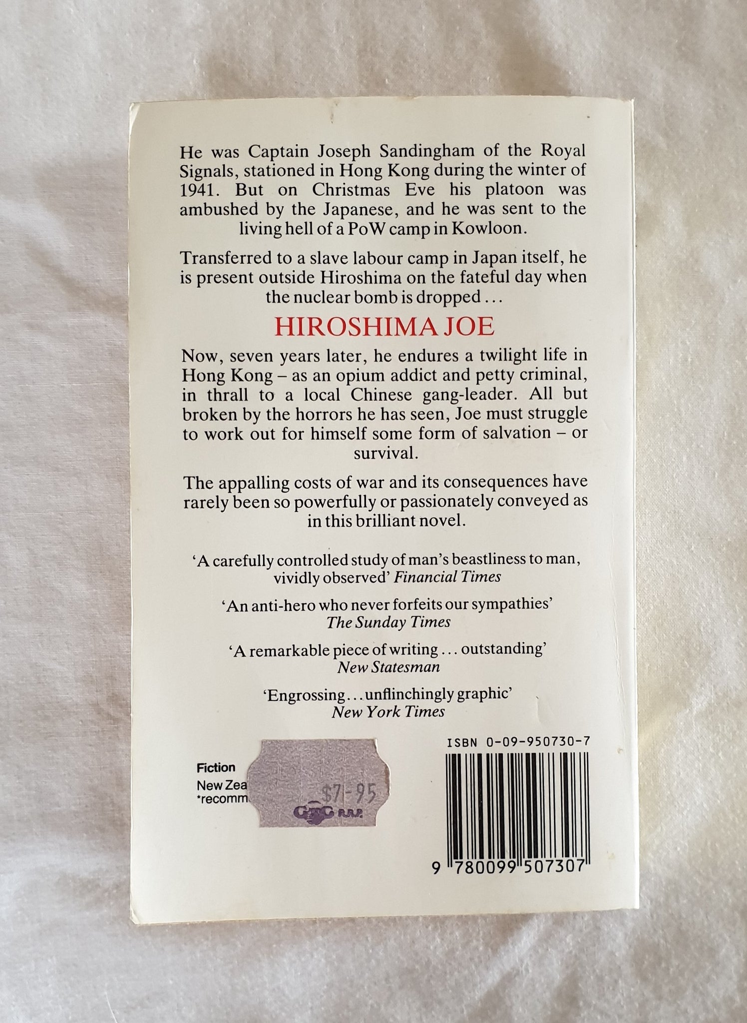 Hiroshima Joe by Martin Booth – Morgan's Rare Books