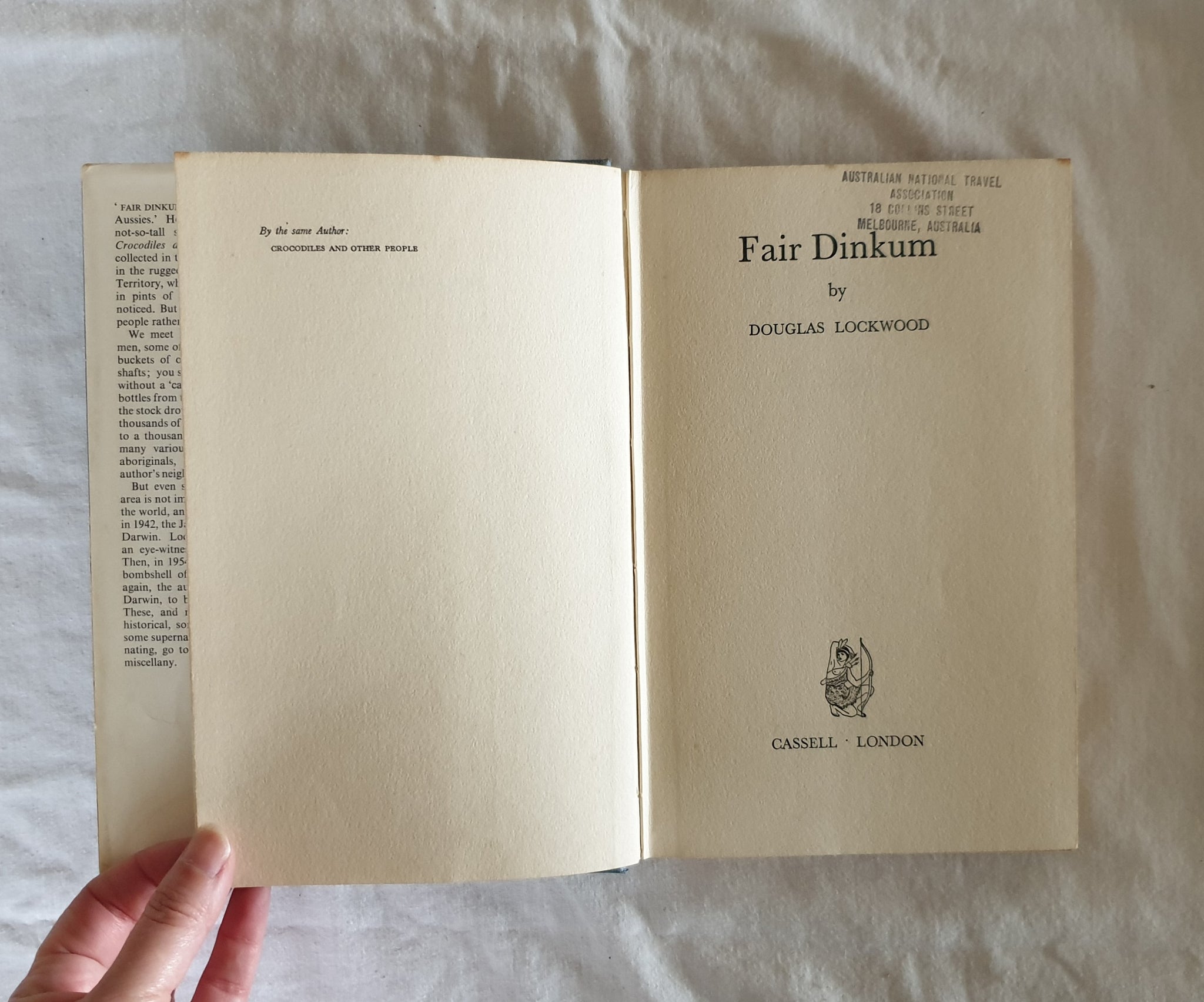 Fair Dinkum by Douglas Lockwood – Morgan's Rare Books
