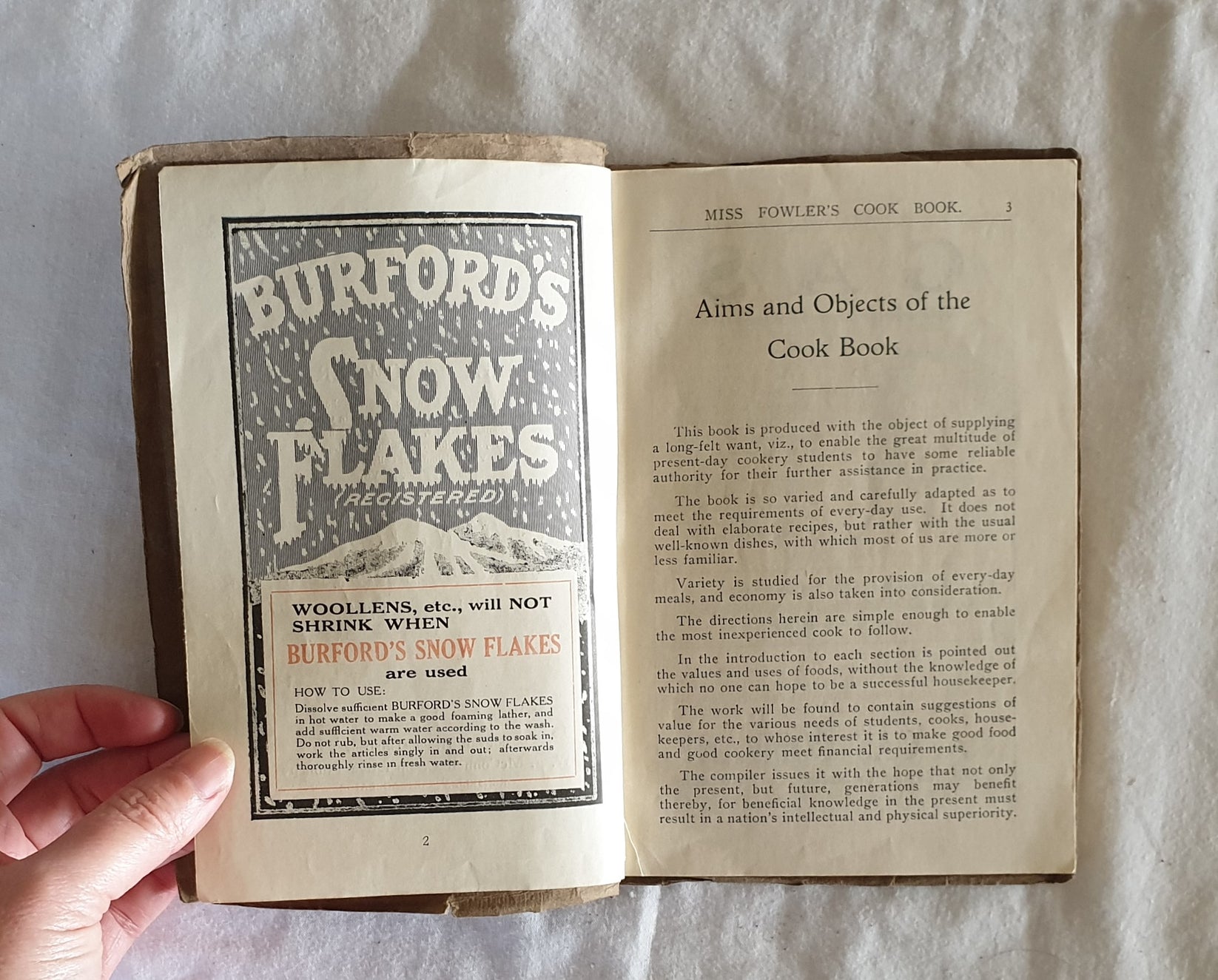 Miss Fowler's Cook Book by Lily F. Fowler – Morgan's Rare Books