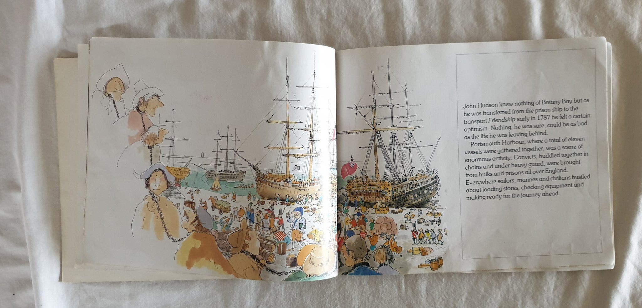 The First Fleet by Alan Boardman and Roland Harvey – Morgan's Rare Books