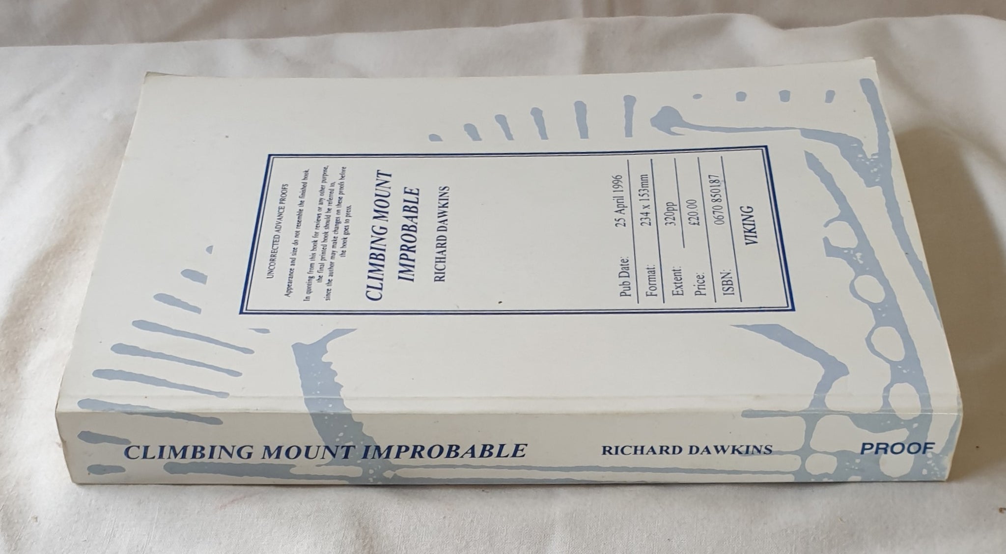 Climbing Mount Improbable by Richard Dawkins – Morgan's Rare Books