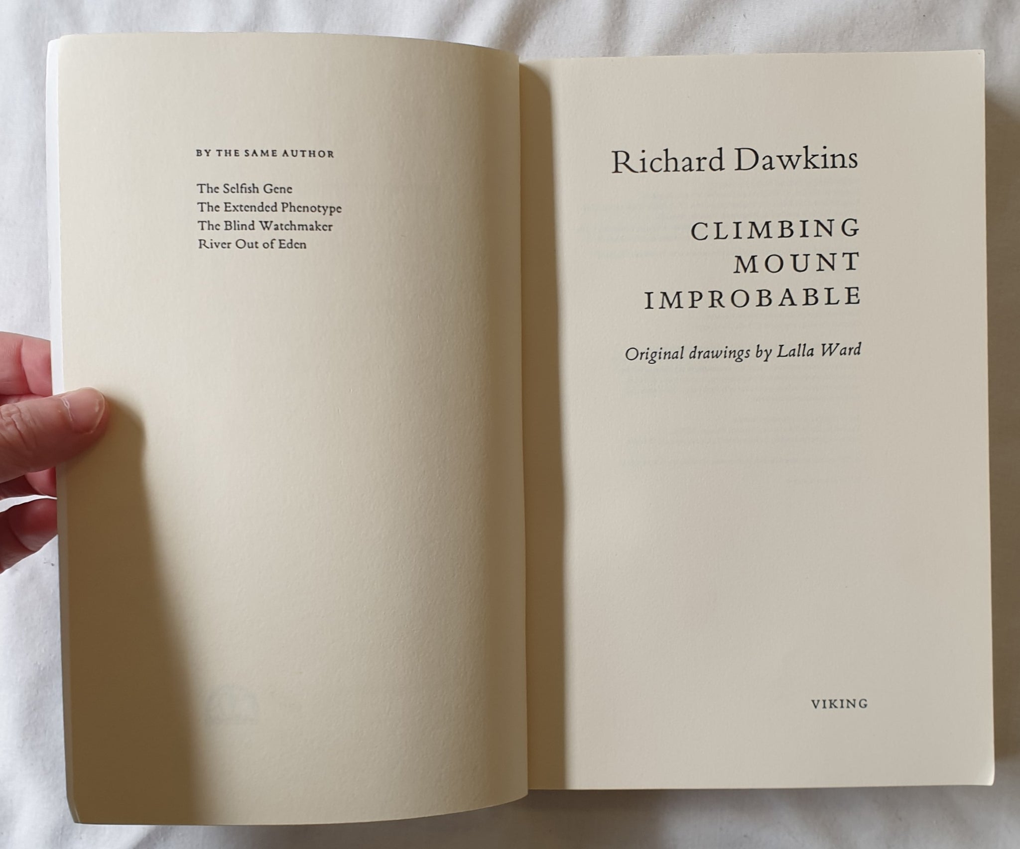 Climbing Mount Improbable by Richard Dawkins – Morgan's Rare Books
