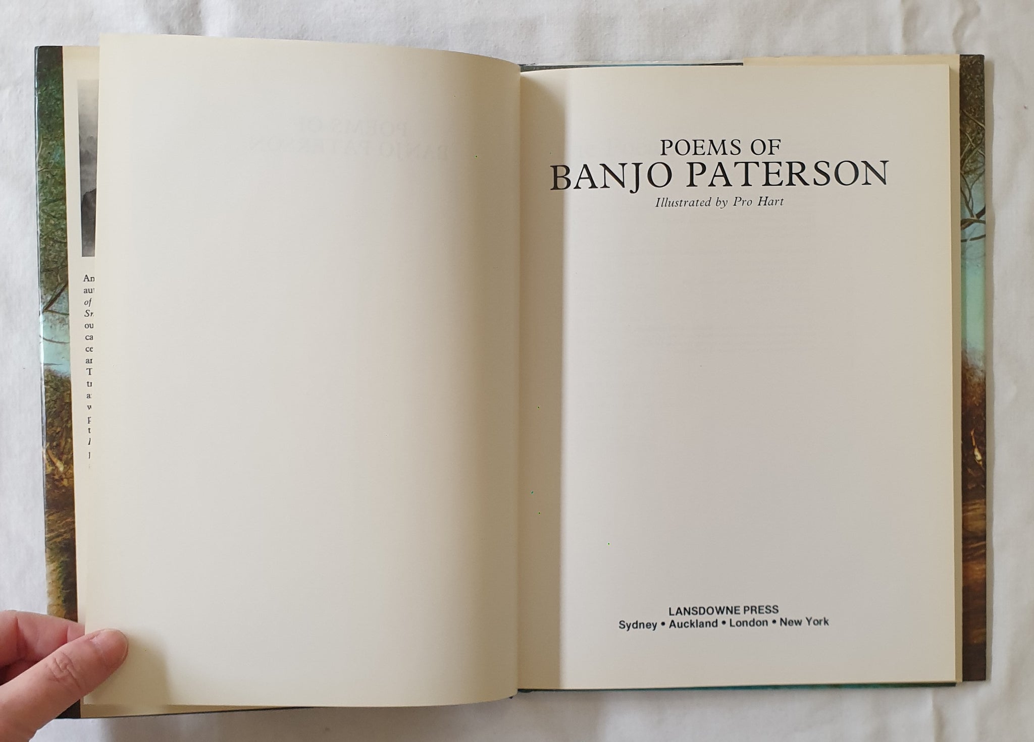 Poems of Banjo Paterson Illustrated by Pro Hart – Morgan's Rare Books