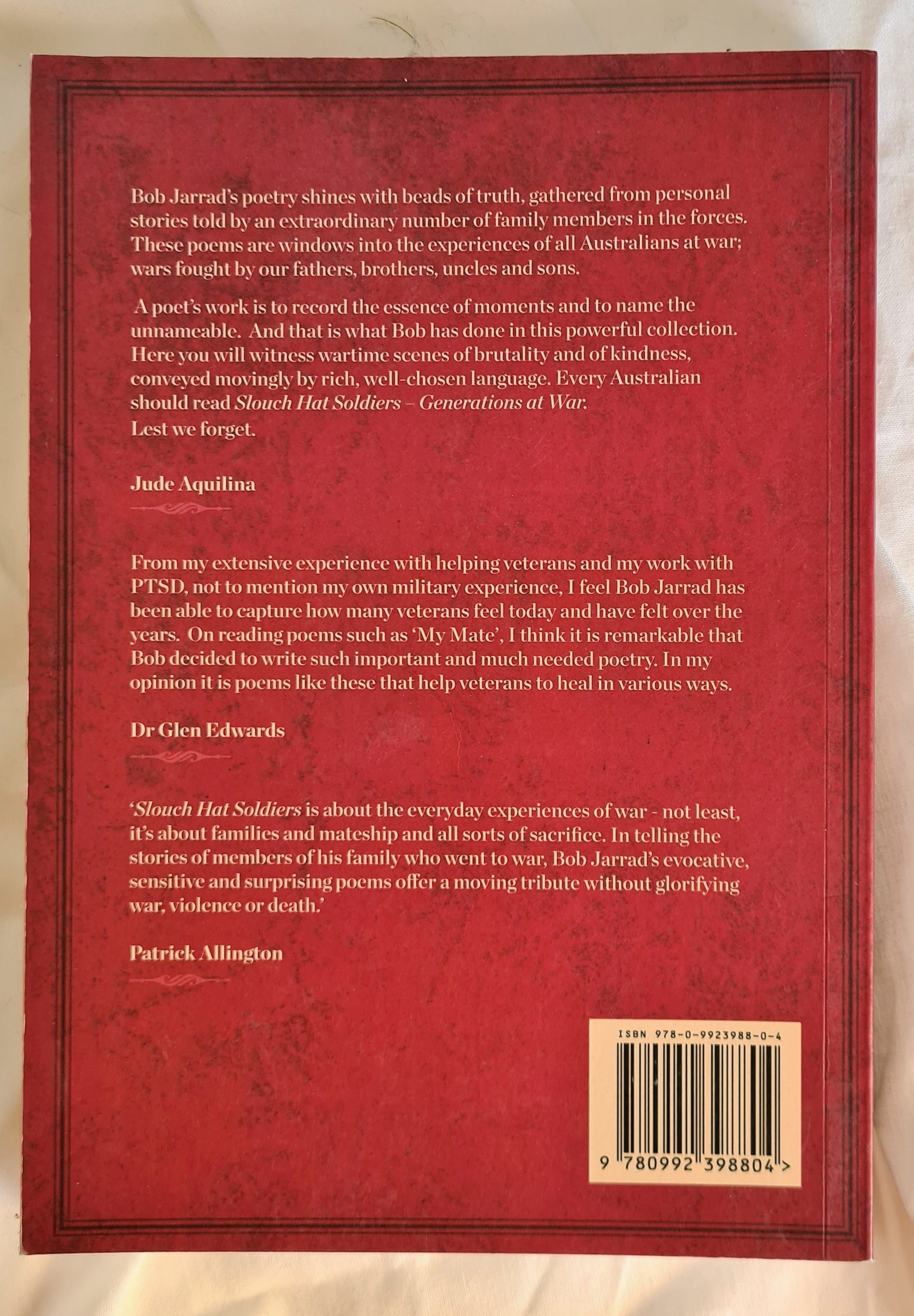 Slouch Hat Soldiers by Robert John Jarrad – Morgan's Rare Books