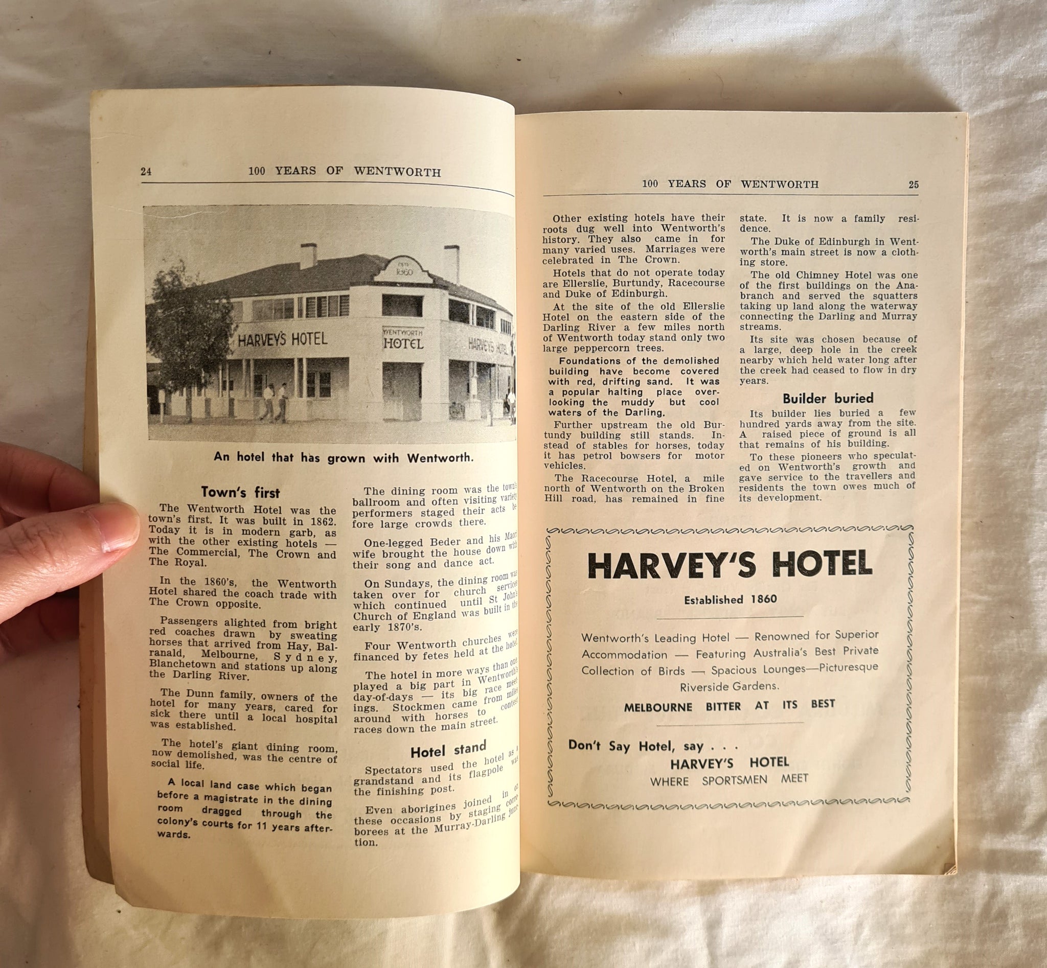 100 Years of Wentworth 1859-1959 by David Tulloch – Morgan's Rare Books