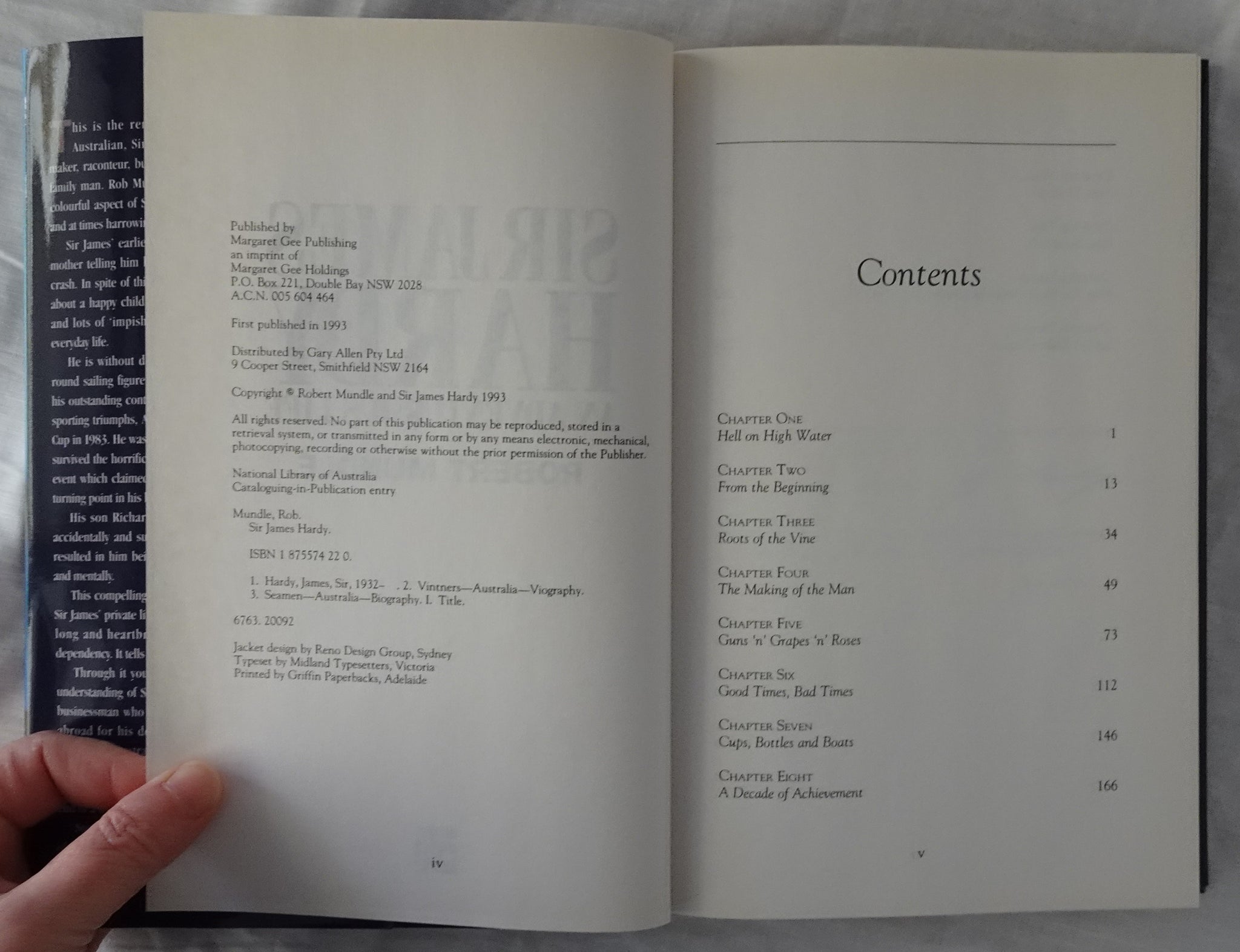 Sir James Hardy by Robert Mundle – Morgan's Rare Books