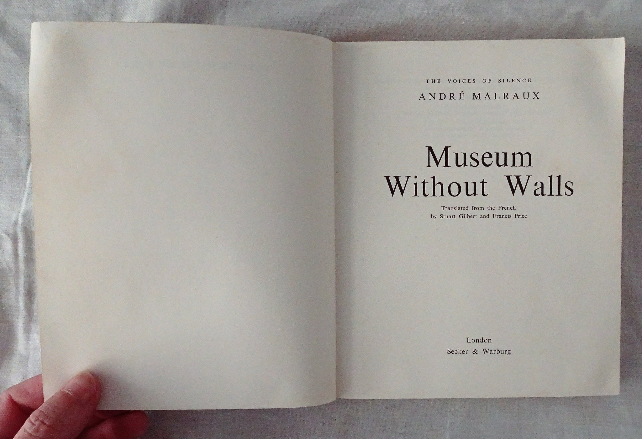 Museum Without Walls by Andre Malraux – Morgan's Rare Books