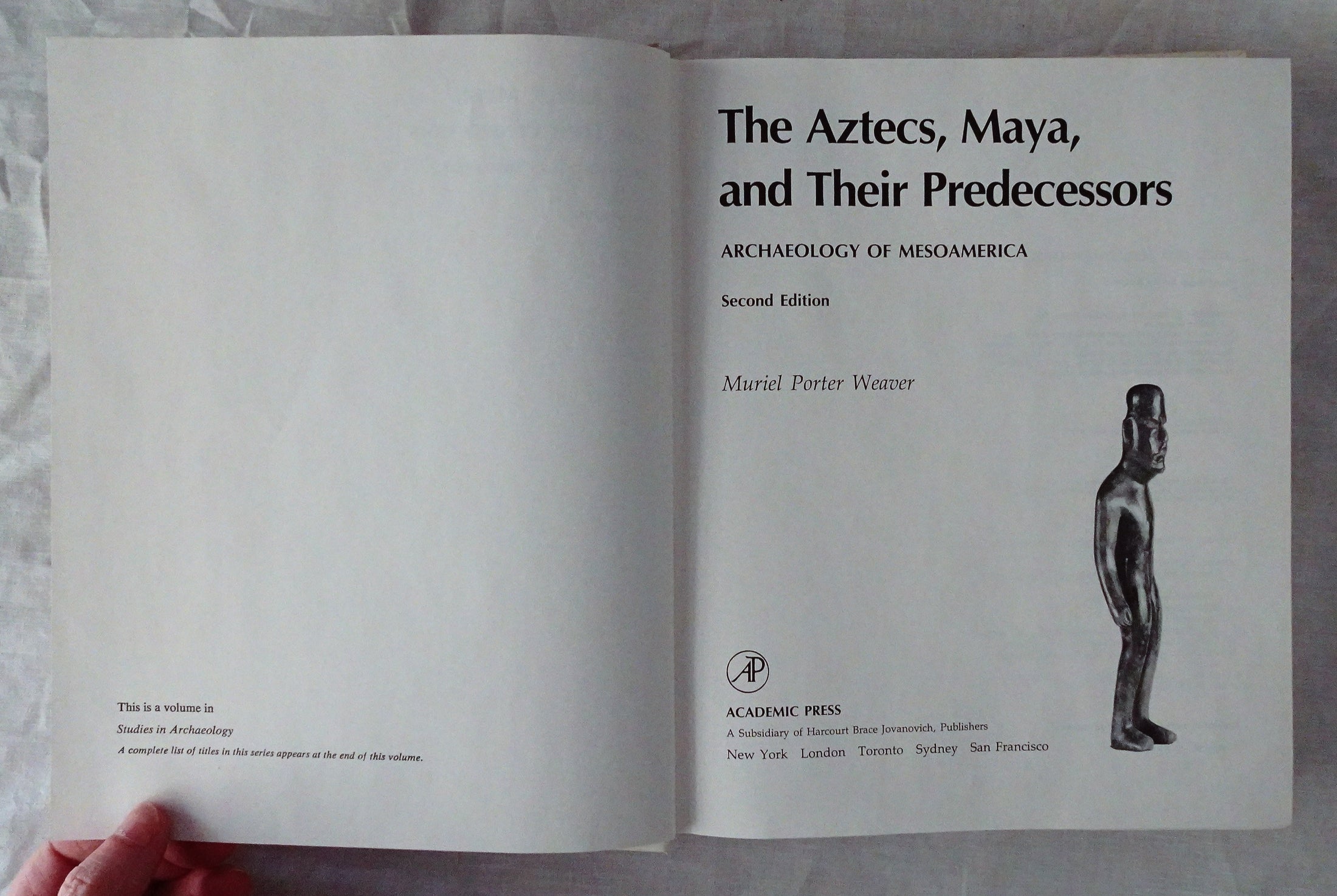 The Aztecs, Maya, and Their Predecessors by Muriel Porter Weaver ...
