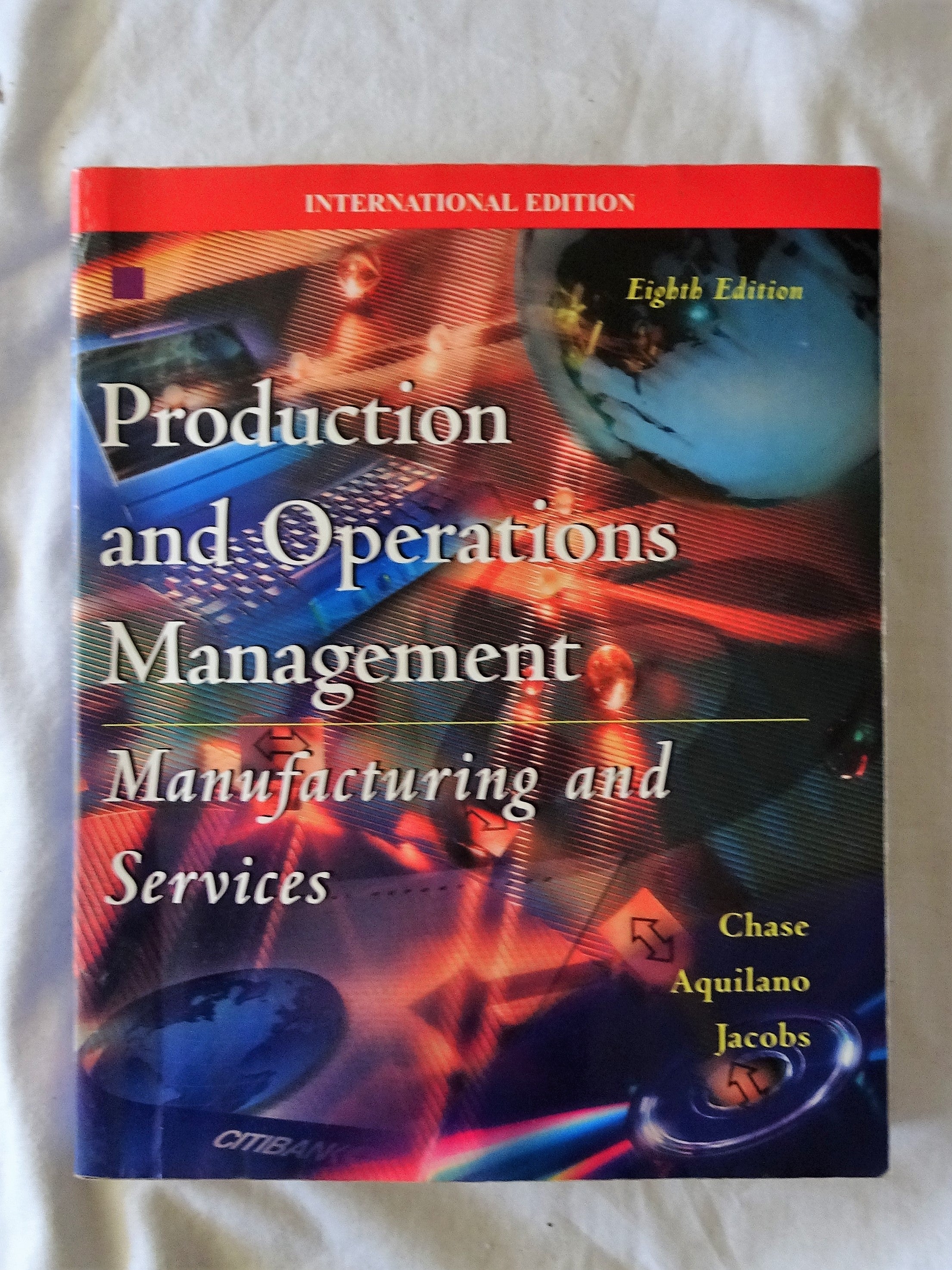 Production and Operations Management - Eighth Edition – Morgan's Rare Books