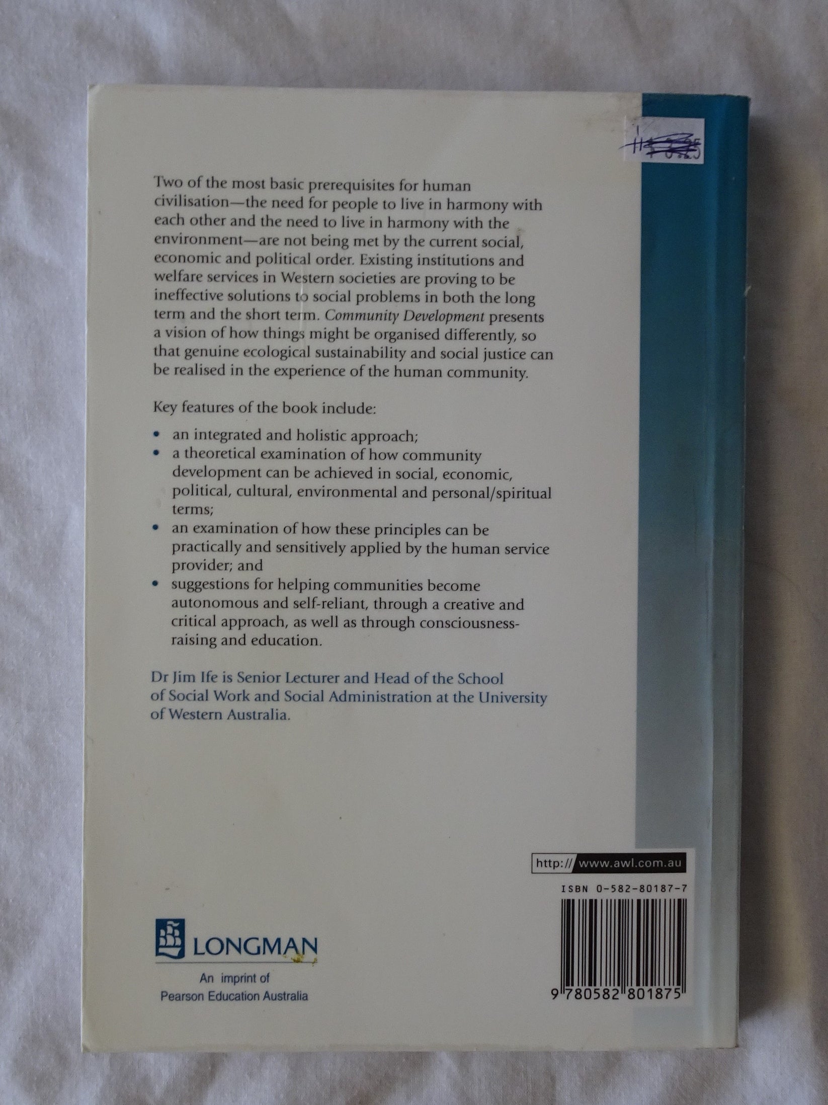 Community Development by Jim Ife – Morgan's Rare Books