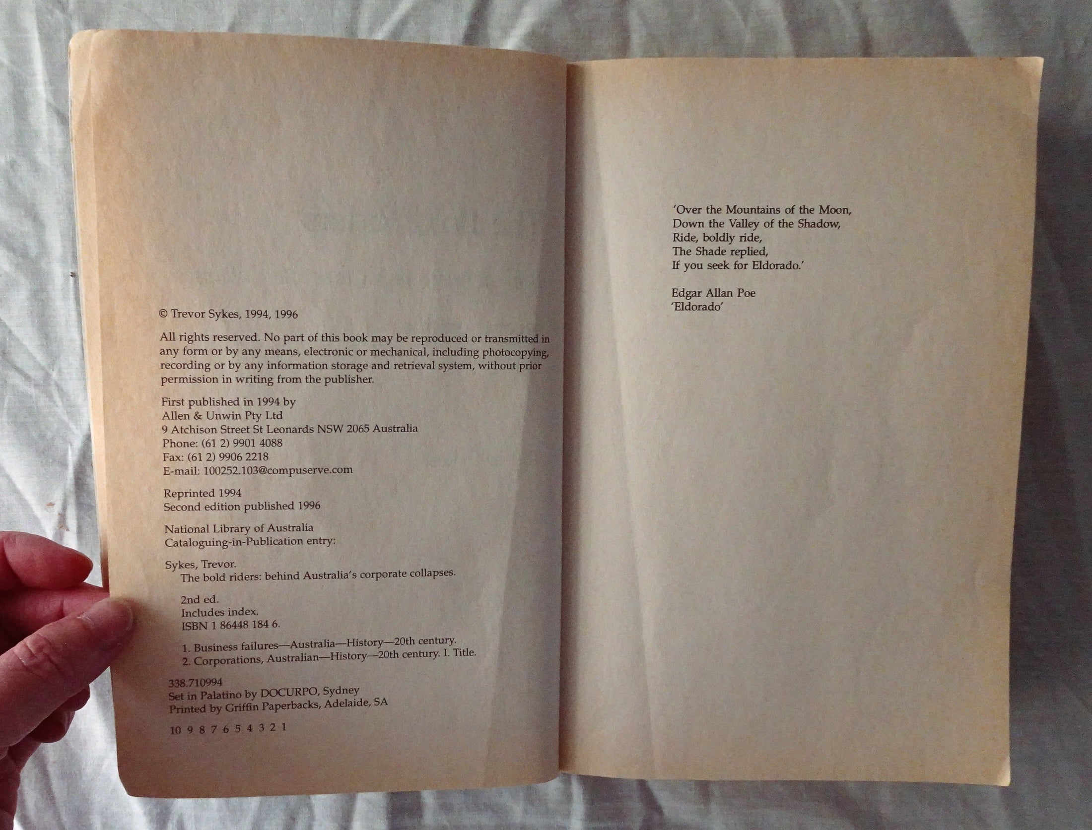 The Bold Riders by Trevor Sykes – Morgan's Rare Books